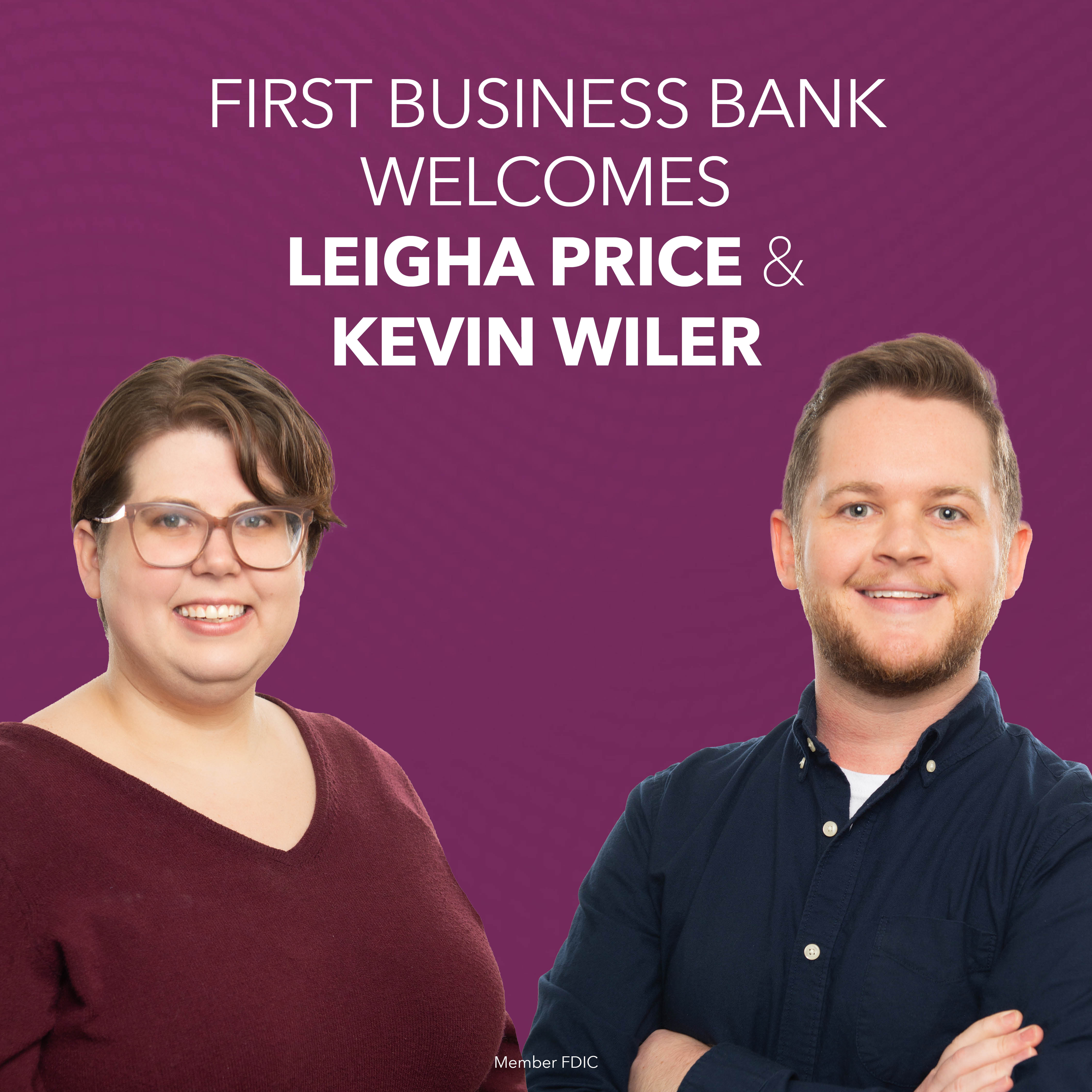 Leigha Price & Kevin Wiley Join First Business Bank’s Growing Floorplan Financing Team - First ...