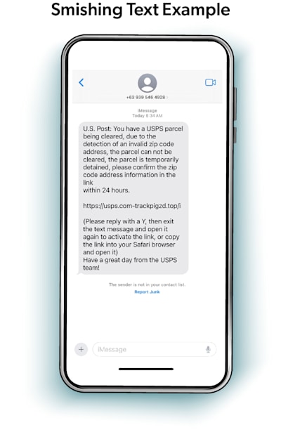 Preventing Smishing And Phishing Attacks - First Business Bank